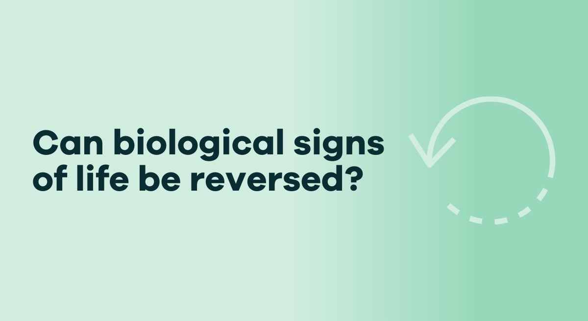 Can biological signs of life be reversed? - X4 Life Sciences
